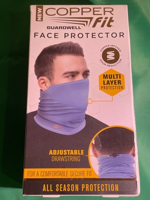 Copper Fit Guardwell Face Protector Mask Adult Blue All season New | eBay