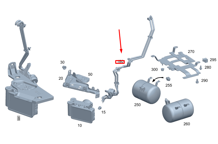 MERCEDES-BENZ GLE W167 Compressor Air Filter A1673209703 GENUINE for ...