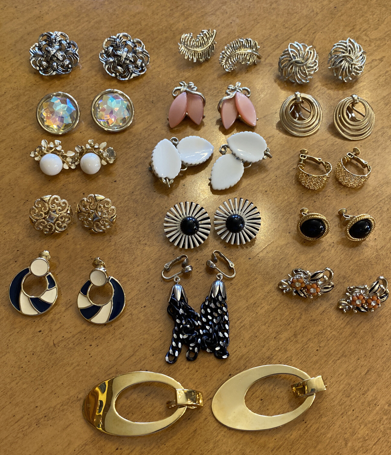 Huge Lot 16 Vintage Designer Gold & Silver Statement … - Gem