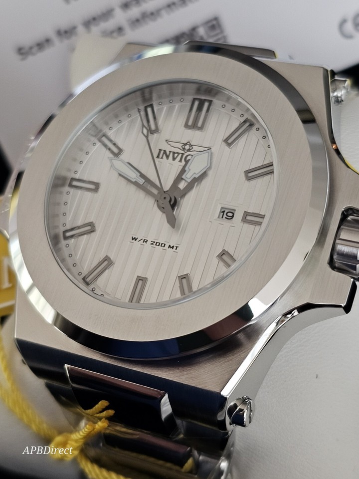 Invicta - AKULA - Prestige Silver TUX Dial - Silver SS Bracelet - mens ...