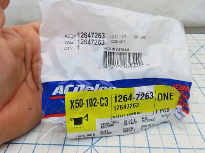 GM 12647263 Upper Intake Manifold Gasket Kit 6 Pcs Factory Sealed ...