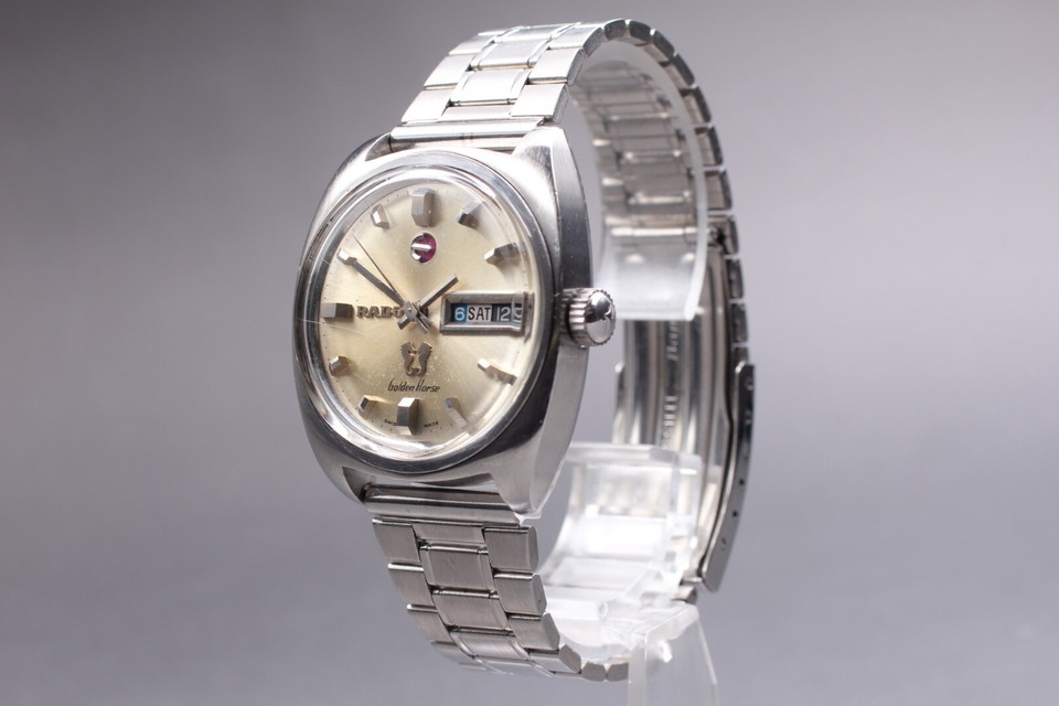 [Overhauled] 1970's RADO Golden Horse 11816 Automatic Day-Date Men's ...