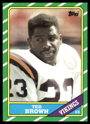 1986 Topps #295 Ted Brown | eBay