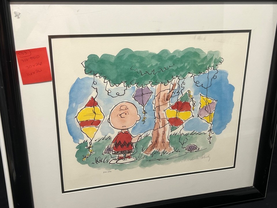 Charles Schulz Signed & Numbered Lithograph Print "Good Grief" 310/500 ...