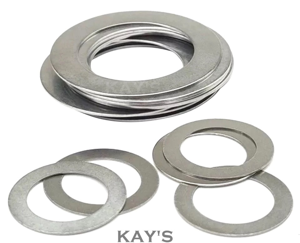 Stainless Steel Shim Washers 0.1mm 0.2mm 0.3mm 0.5mm 1.0mm Thin Shims ...