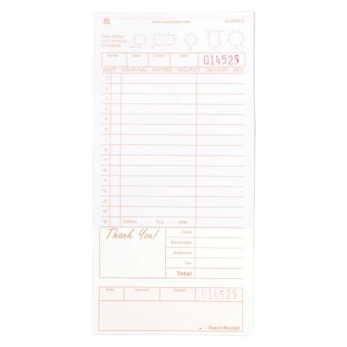 Guest Check 2 Part Loose 14258 for AllPoints 14258 | eBay