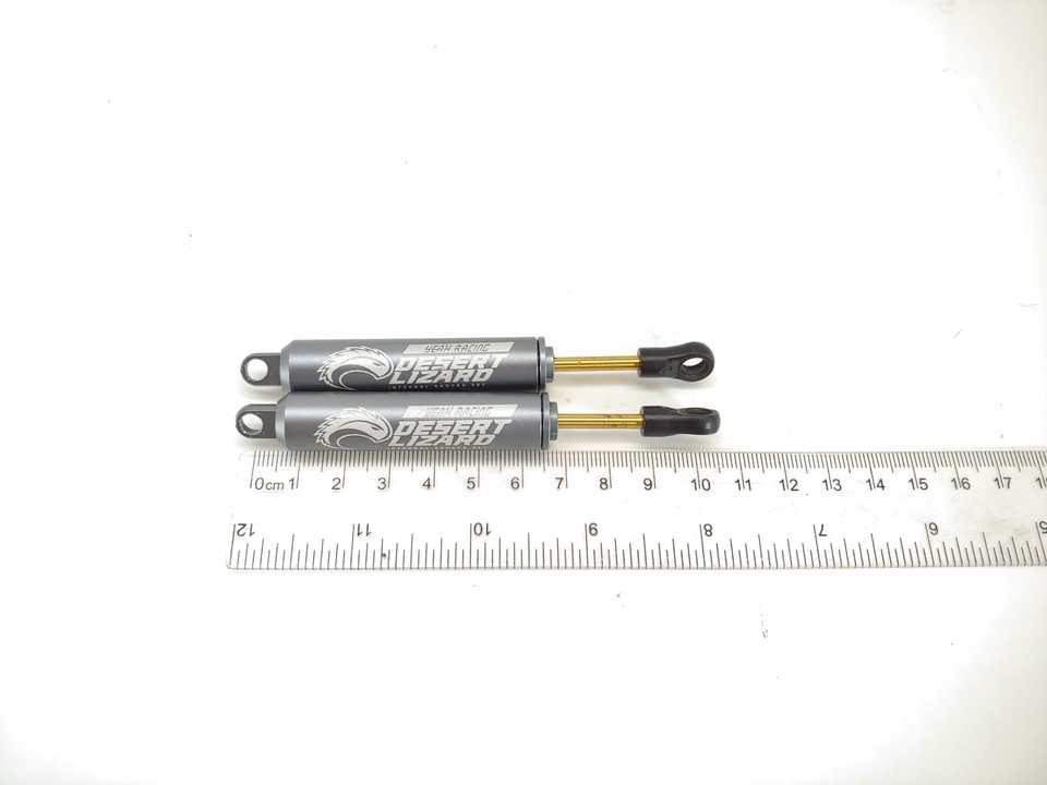 4x 110mm Desert Lizard Two Stage Internal Spring Damper Pair Metal Gray ...