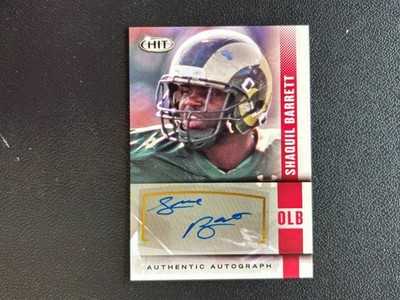 Shaquil Barrett 2014 SAGE HIT Red Auto Autograph RC Colorado State C81 ...