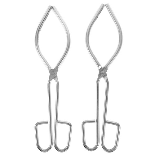 3 Count Glass Beaker Fixing Clip Clamp Handle for Beakers Chemistry Lab ...