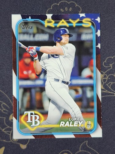 2024 Topps Series 1 Baseball LUKE RALEY #181 INDEPENDENCE DAY Parallel ...