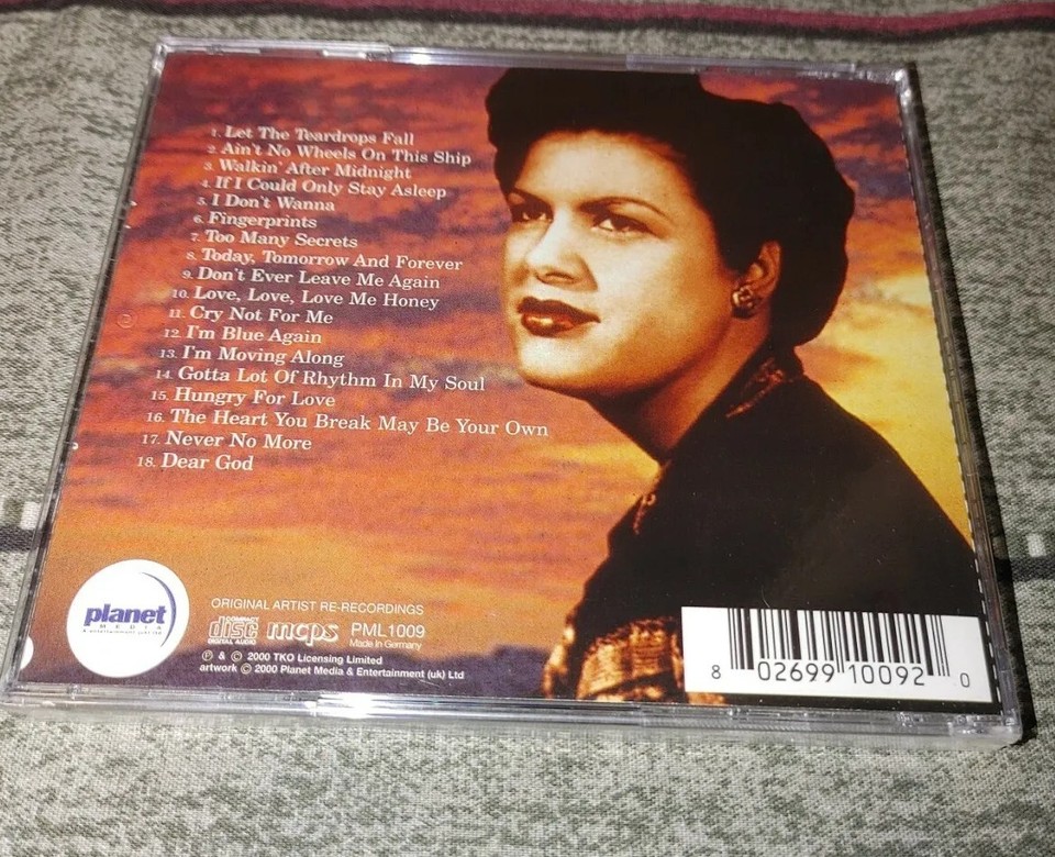 Patsy Cline - Let The Teardrops Fall (CD 2000 Planet PML-1009) Factory ...