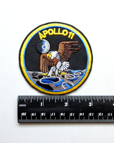 NASA APOLLO 11 SPACE MISSION 3" ROUND EMBROIDERED PATCH | eBay
