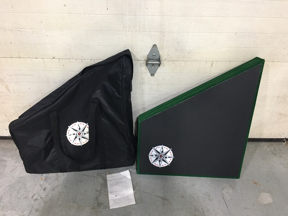 Vintage Marlboro Compass Poker Table Top-w/Travel Case 55”x48” Foldable ...