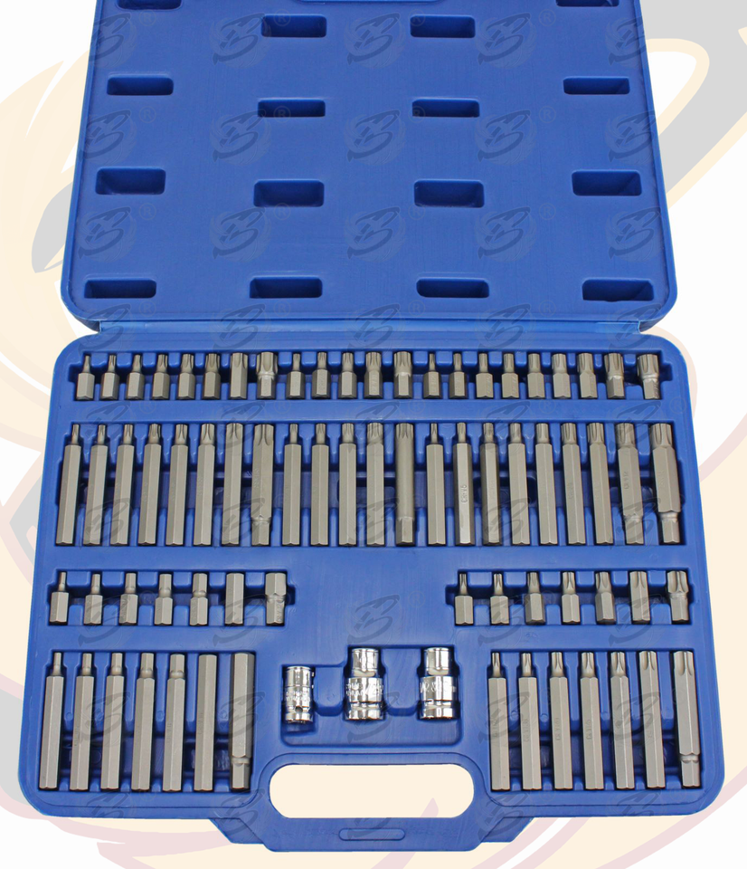 US PRO Hex Torx Star Spline Ribe Socket BIT Set 1/2" & 3/8"dr Short ...