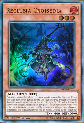 carte YU-GI-OH MP19-FR077 Réclusia Croisédia Ultra Rare NEUF FR | eBay