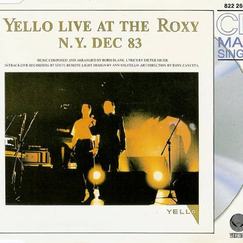 Yello Live At The Roxy N.Y. DEC 83 CD Maxi Single Vertigo 822 262-2 ...