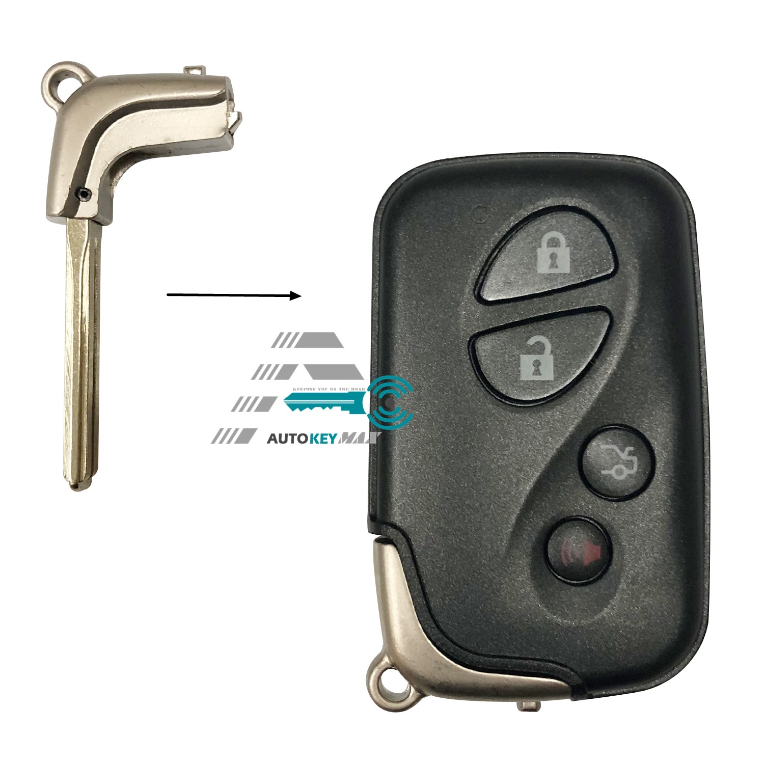 NEW UNCUT LEXUS REPLACEMENT SMART REMOTE EMERGENCY KEY BLADE BLANK ...