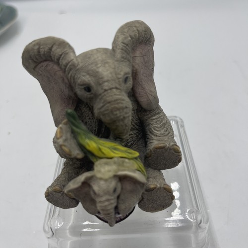 Tuskers country artists Enesco 2 Elephant 90800 Squeaky Clean baby ...