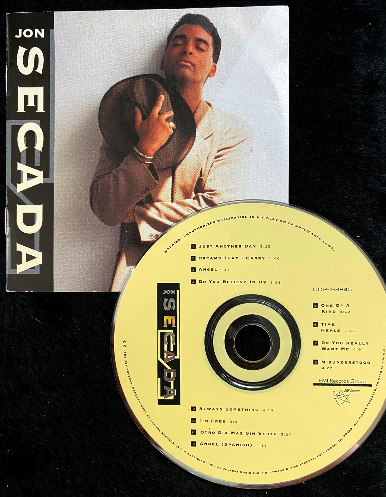 Audio CD - JON SECADA - Jon Secada - 1992 Very Good (VG) WORLDWIDE ...