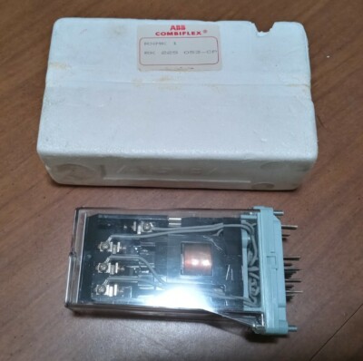NOS ABB Combiflex Relay RK 225 053 CP | eBay