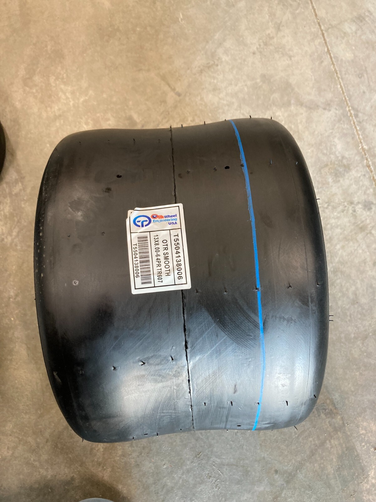 1 New Tires 13 8.00 6 OTR Wide Smooth 4 ply TUBELESS 13x8.00-6 13x8-6 ...