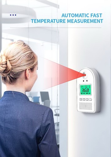 K5 Automatic Infrared Forehead Thermometer , Wall-Mounted Stand alone ...