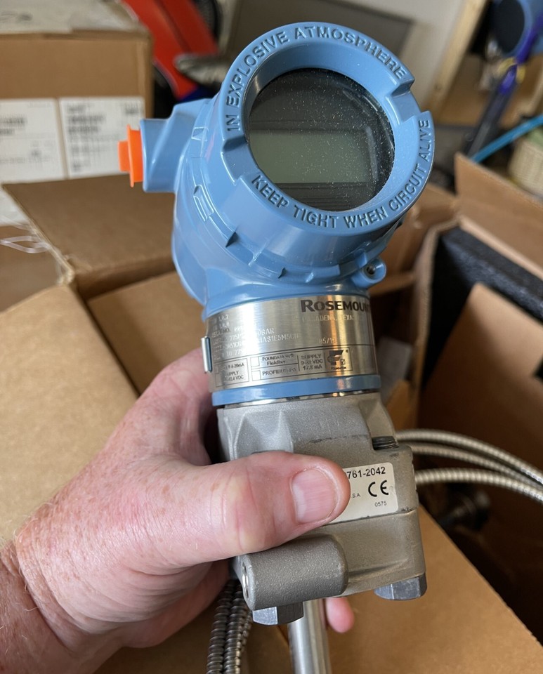 Rosemount 3051C Smart Pressure Transmitter with Flanged Sensor Brand ...