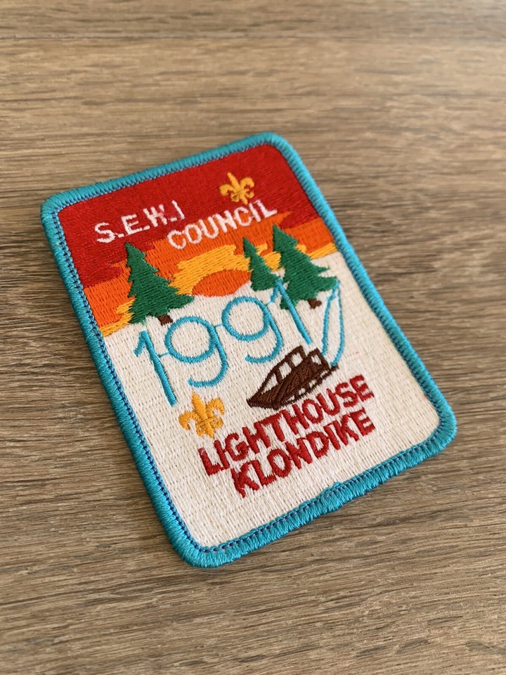 S.E.W.I. Council Lighthouse Klondike Patch 1991 Vintage Patch Boy ...