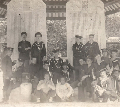 RPPC China American Navy Sailors Chinese Soldier Real Photo Postcard | eBay