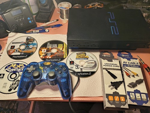 Sony PlayStation 2 SCPH-39001 Fat Model Console Bundle Tested/Working ...