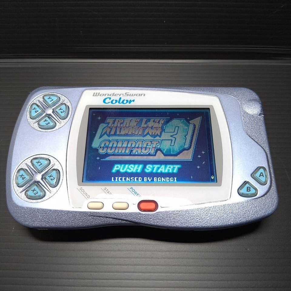 Wonder Swan Color Pearl Blue WSC-001 Bandai Handheld game console w ...