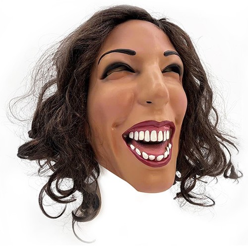 Realistic Kamala Harris Rubber Head Mask Latex Cosplay Mask Halloween ...