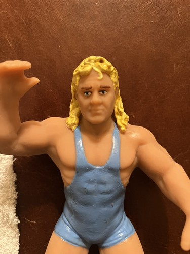 Mr. Perfect WWF LJN Full Scale CUSTOM FULLY PAINTED Rubber Figure Black ...