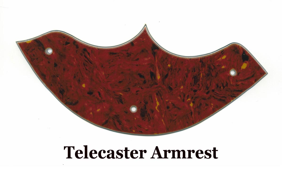 Telecaster Tele Standard Armrest Tortoise 4-Ply made for Fender Project ...