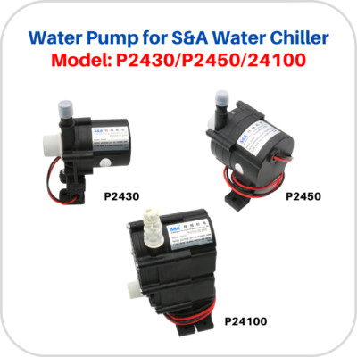 Water Pump P2430 P2450 P24100 for S&A Water Chiller CW-3000 CW-5000 CW ...