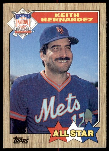 1987 TOPPS KEITH HERNANDEZ NEW YORK METS #595 | eBay