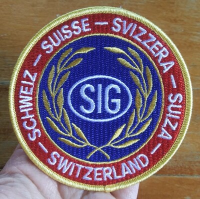 Embroidered ~ Sig Sauer ~ Jacket PATCH - Iron On | eBay