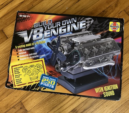 Haynes Visible Working Build Your Own V8 Engine Plastic Model Kit New ...