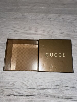 Gucci Empty Box 13.5cm X 13.5cm In Good Excellent Condition | eBay UK