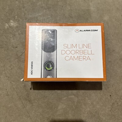 NEW Alarm.com ADC-VDB105 Slim Line Doorbell Camera - Satin Nickel | eBay