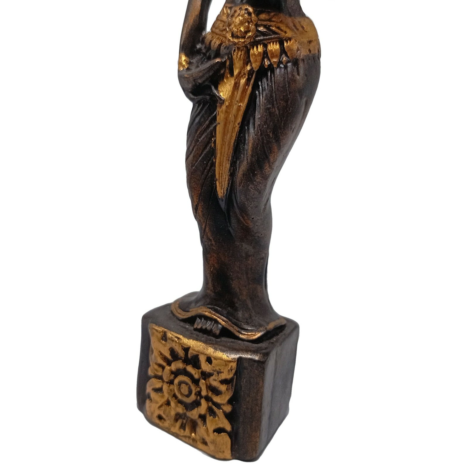 Apsara Dancing Statue Standing Resin Hand Painted Angkor Wat Khmer Home ...