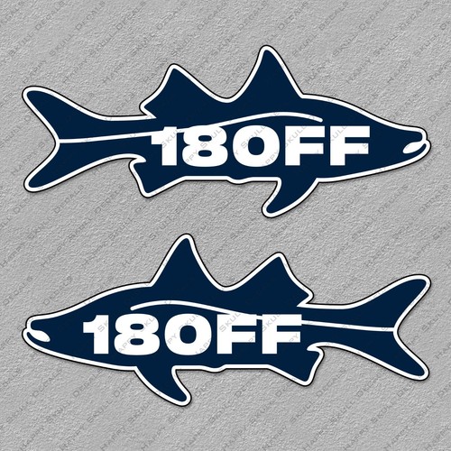 SEA FOX 180FF BOAT DECALS STICKERS Set of 2 10.75" LONG | eBay