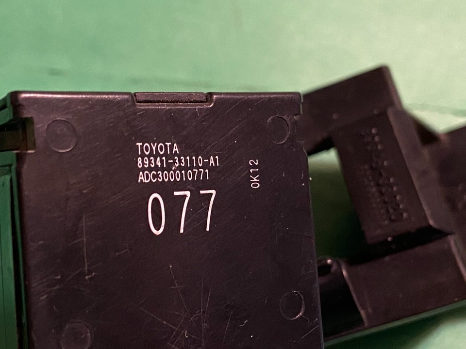 2007-12 LEXUS ES350 FRONT BUMPER SENSOR & BRACKET PEARL COLOR OEM 89341 ...