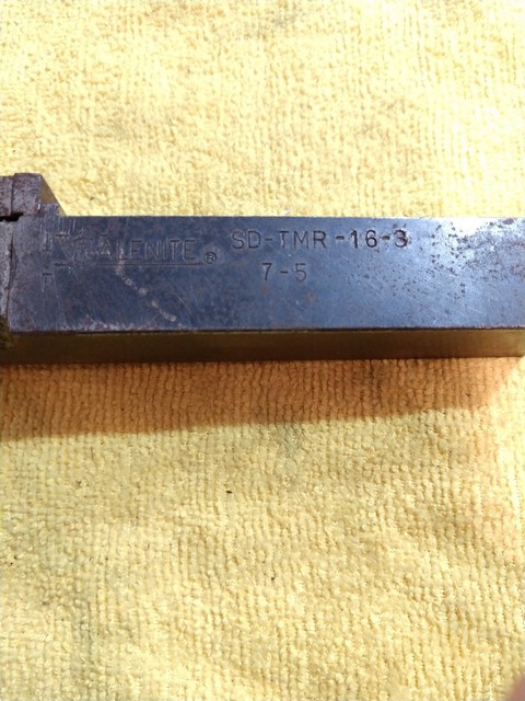VALENITE GROOVE THREADING LATHE TOOL HOLDER SD-TMR-16-3 7-5 RIGHT ANGLE ...