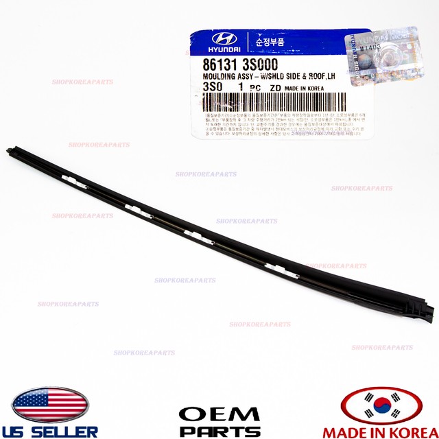 Hyundai OEM 11-15 Sonata Windshield-outer Molding Left 861313S000 for ...