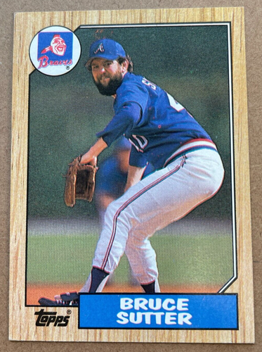 1987 Topps Card # 435 Bruce Sutter - Atlanta Braves | eBay
