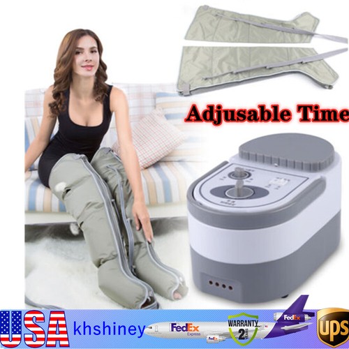 for Lymphedema Recover Pneumatic Compression Leg Massager Machine Pump ...