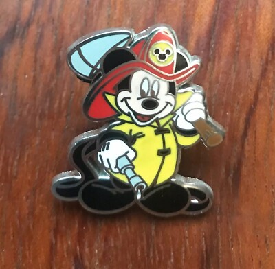Disney Pin Mickey Mouse Professions Mystery Set Fireman Retired | eBay