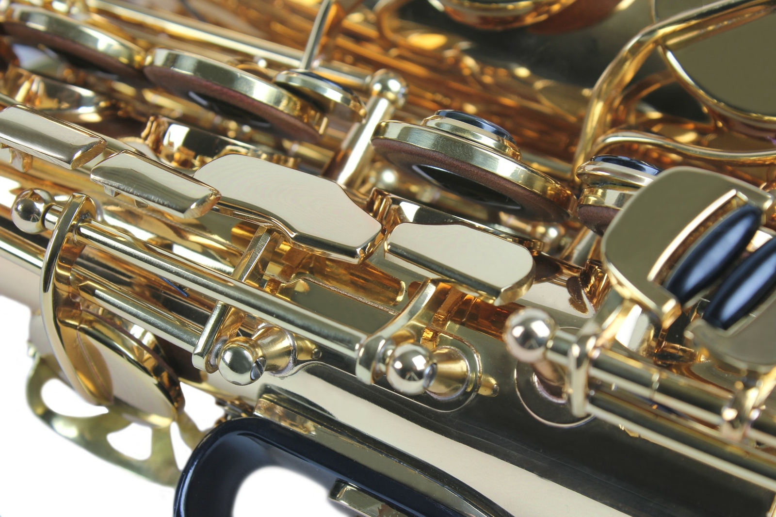 Professional ALTO SAXOPHONE Eb Sax 875 Model Gold Lacquer Real Black ...