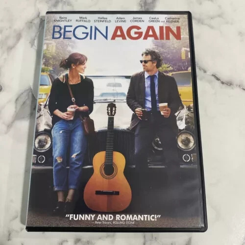 BEGIN AGAIN DVD MOVIE KEIRA KNIGHTLEY MARK RUFFALO ADAM LEVINE HAILEE S. NEW | eBay